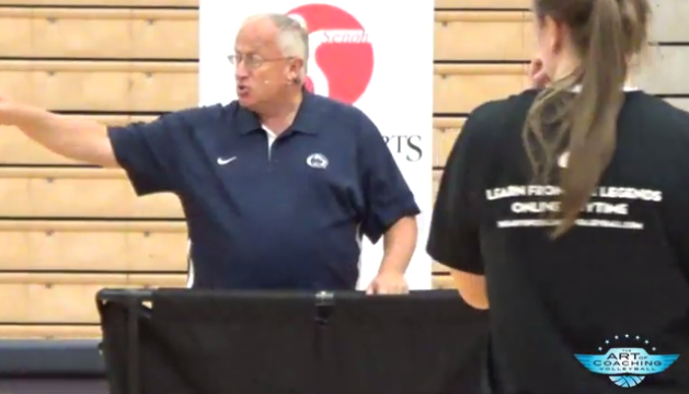 Small group drills with Russ Rose - The Art of Coaching Volleyball
