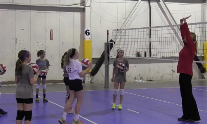 Reaction time training drill - The Art of Coaching Volleyball