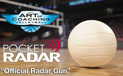 Official radar gun: Pocket Radar - The Art of Coaching Volleyball