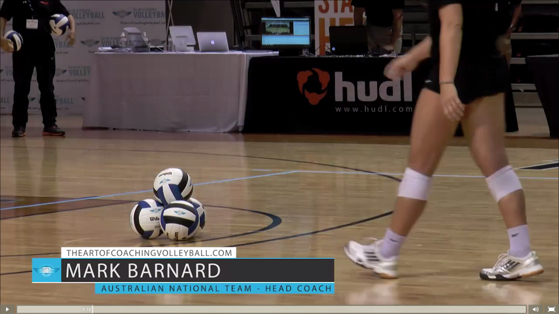 Serving competition with Mark Barnard - The Art of Coaching Volleyball