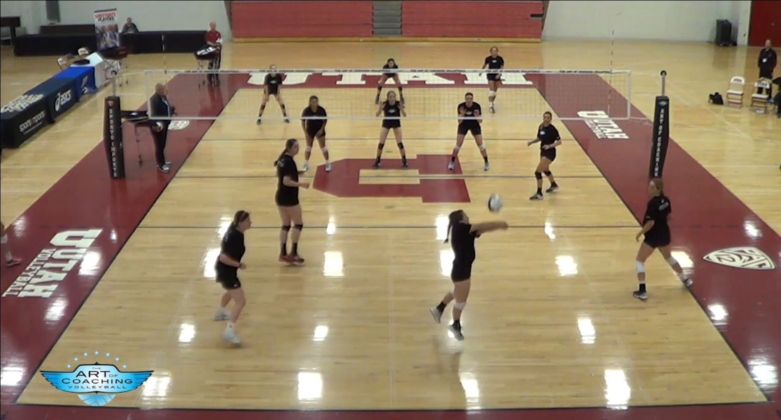 Team serve receive drill with Russ Rose - The Art of Coaching Volleyball