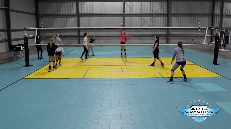 Over-the-net pepper - The Art of Coaching Volleyball