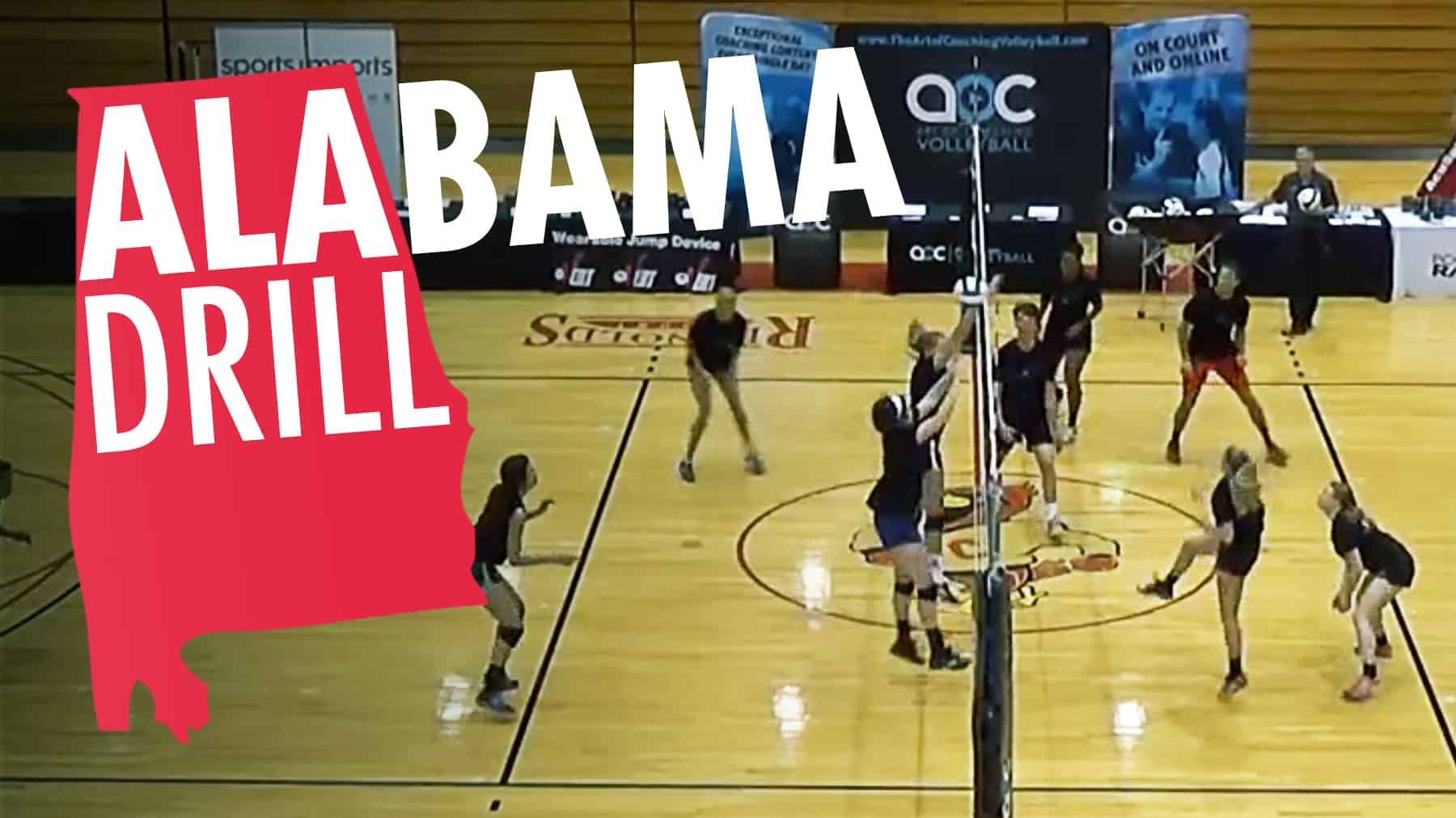 Alabama drill with Jim Stone - The Art of Coaching Volleyball