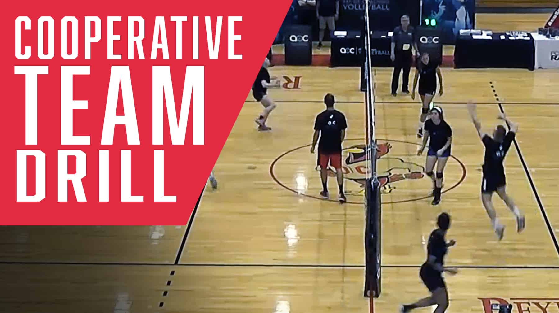 Cooperative team drill with Jim Stone - The Art of Coaching Volleyball