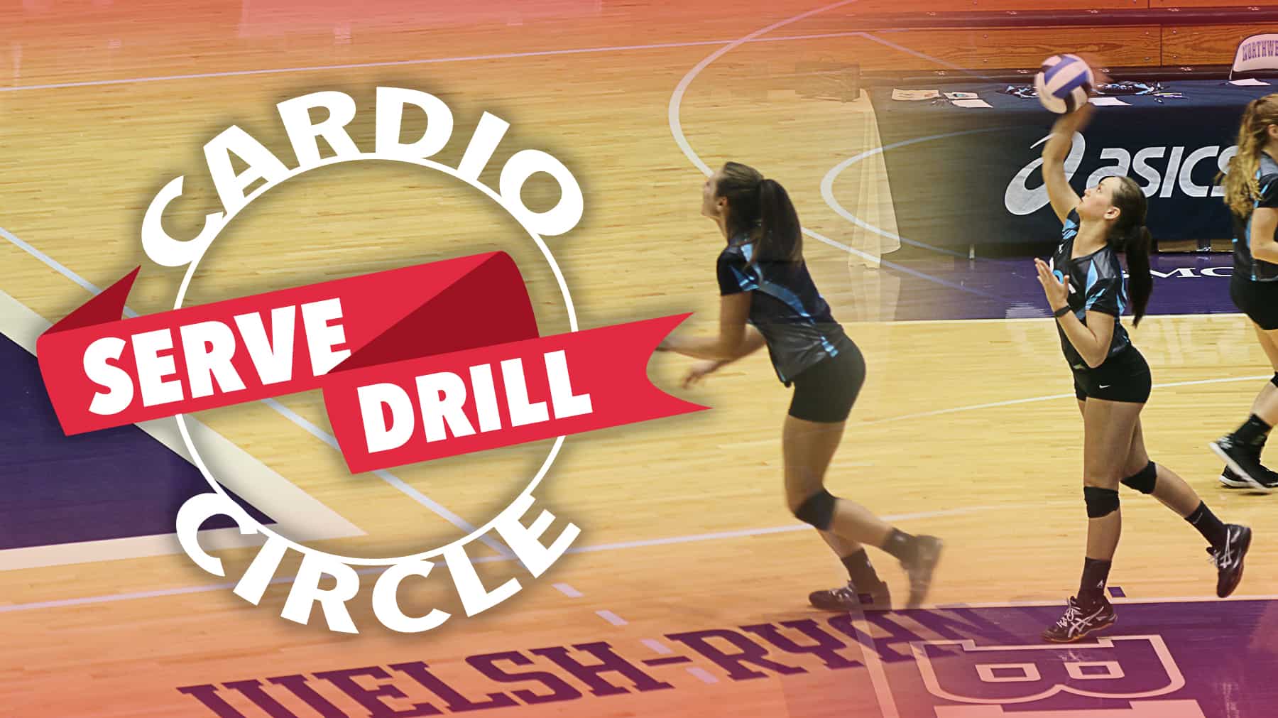 Mark Rosen’s cardio circle serve drill - The Art of Coaching Volleyball