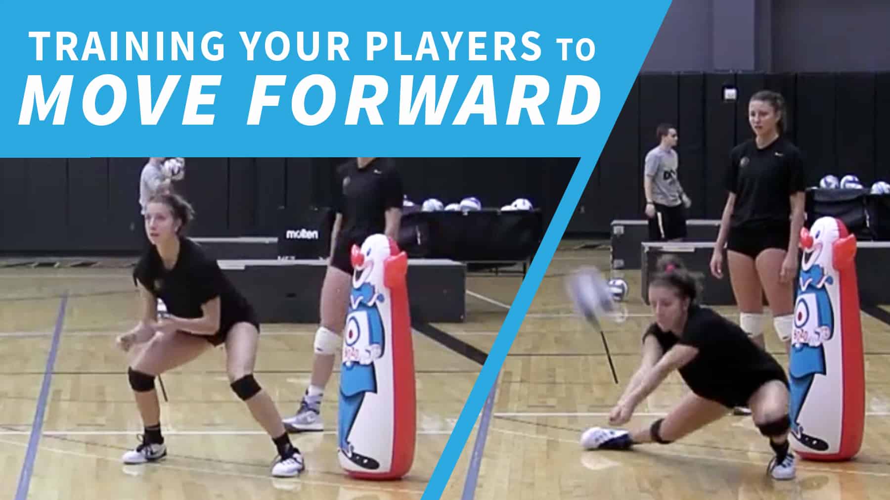 Training players to finish forward - The Art of Coaching Volleyball
