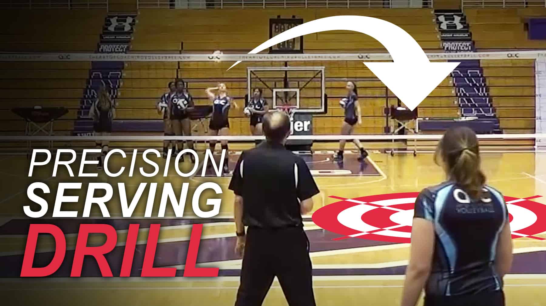 Terry Liskevych: Precision serving drill - The Art of Coaching Volleyball