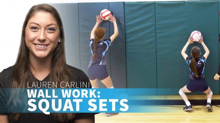 Wall work: Side setting drill - The Art of Coaching Volleyball