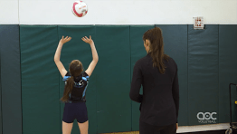 Wall work: Set to self, set to wall | The Art of Coaching Volleyball