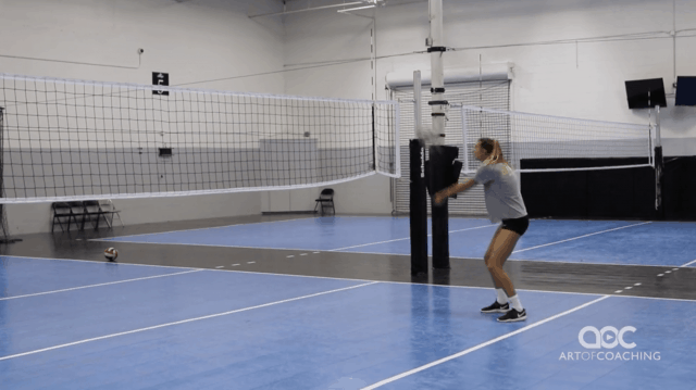 Opposite training: Front and back row defense on the right side - The ...
