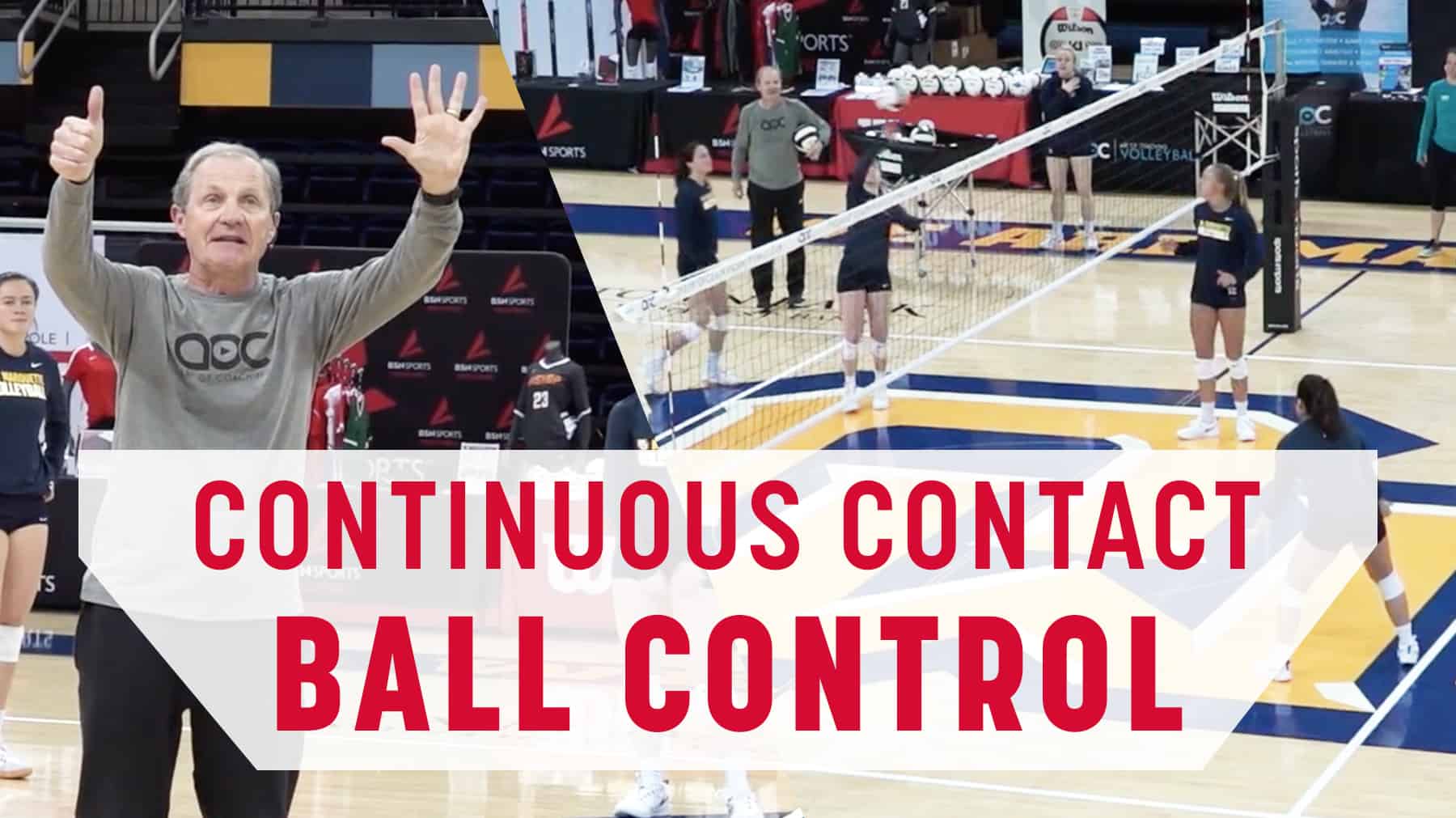 Continuous contact ball control - The Art of Coaching Volleyball