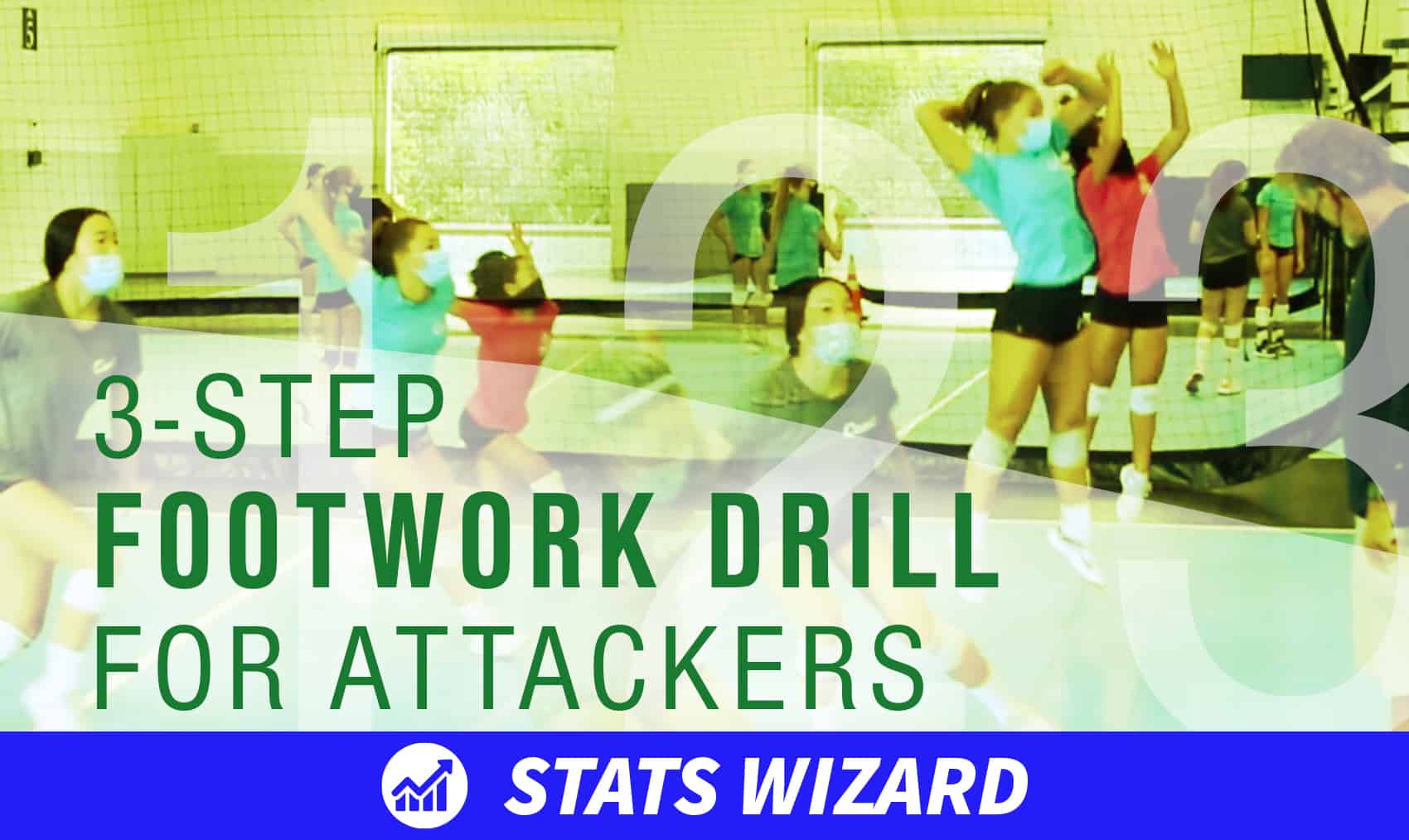 3-step footwork drill for attackers - The Art of Coaching Volleyball