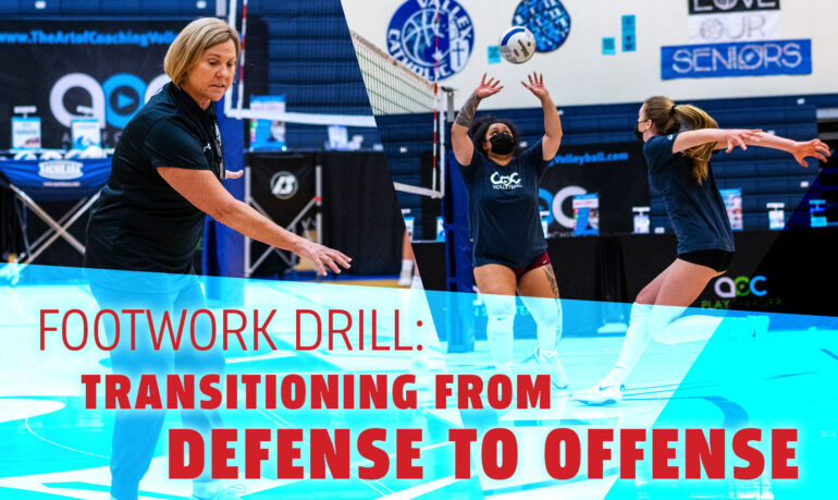 Reaction time training drill - The Art of Coaching Volleyball