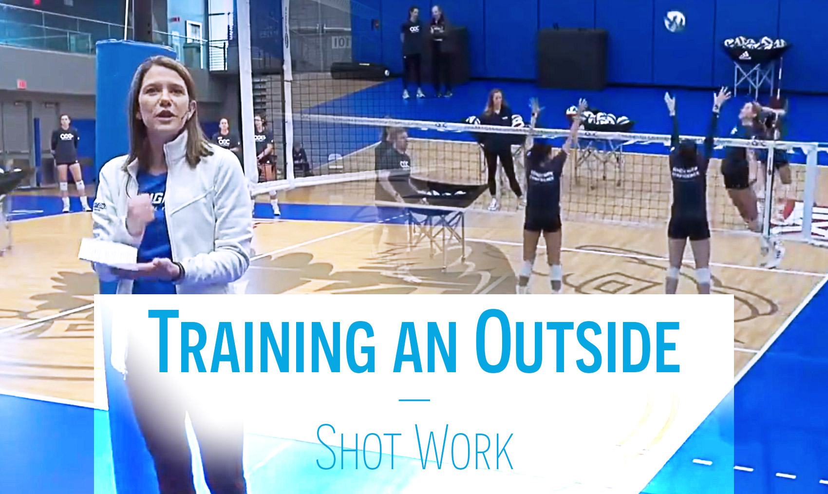 Training outside hitters - Shot work - The Art of Coaching Volleyball